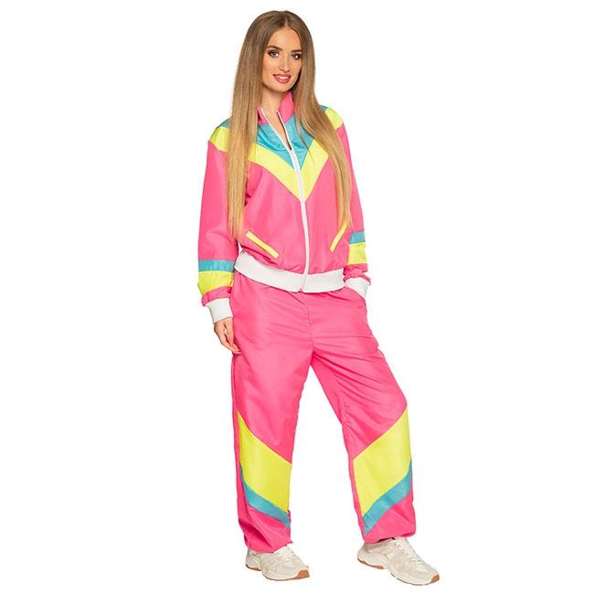 Kostüm Jogginganzug Pink 3-tlg. günstig kaufen bei PartyDeko.de