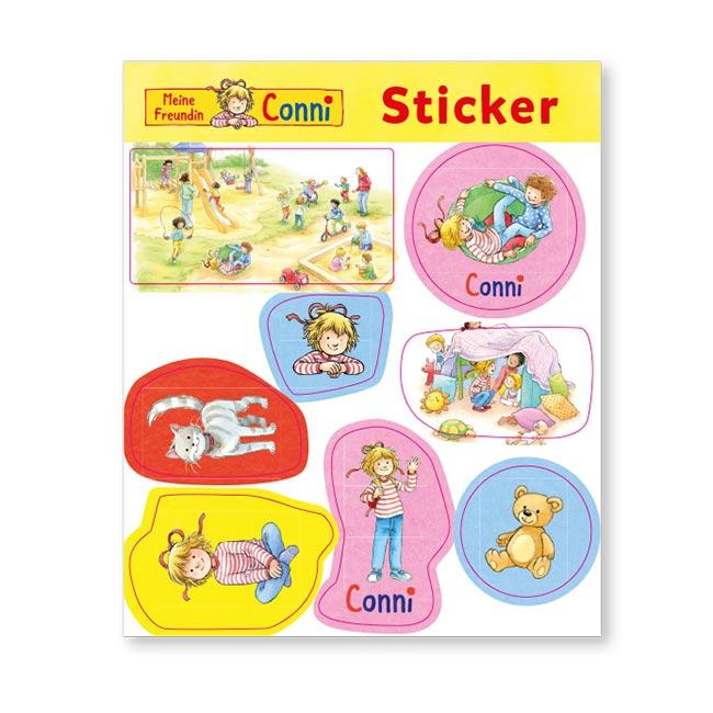 Sticker Conni 8-tlg. günstig kaufen bei PartyDeko.de